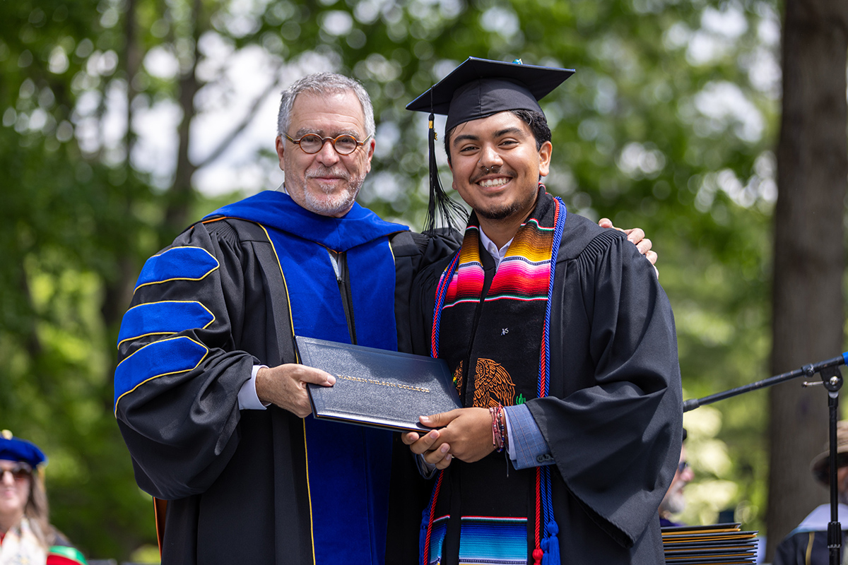 Christian Palacio Perez receives Warren Wilson College’s highest honor ...